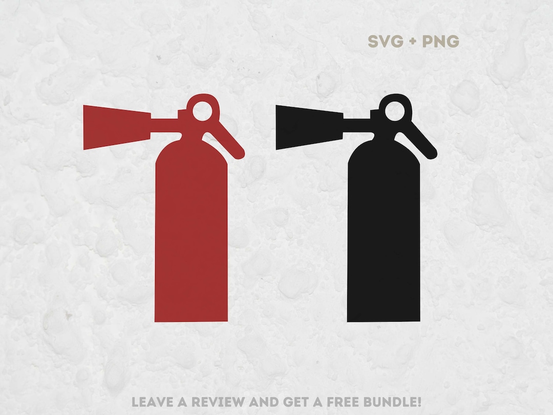Fire Extinguisher SVG, Svg Files for Cricut, Firefighting Clipart, Fire ...