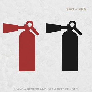 Fire Extinguisher SVG, Svg Files for Cricut, Firefighting Clipart, Fire ...