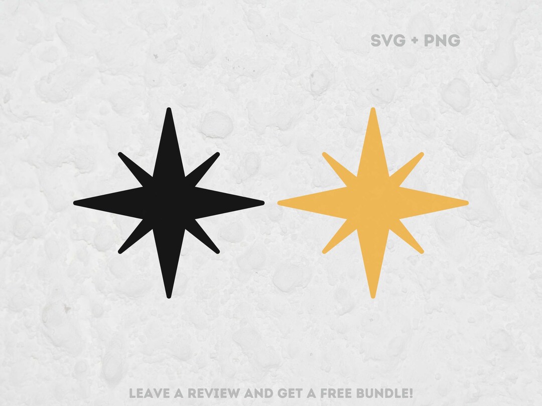 Christmas Star Svg File, SVG Files for Cricut, Star Clipart, Star SVG ...
