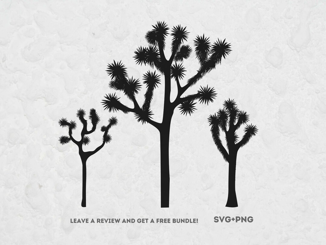 Joshua Tree PNG Bundle, SVG Tree, Tree Clipart, Tree Svg, Joshua Tree ...