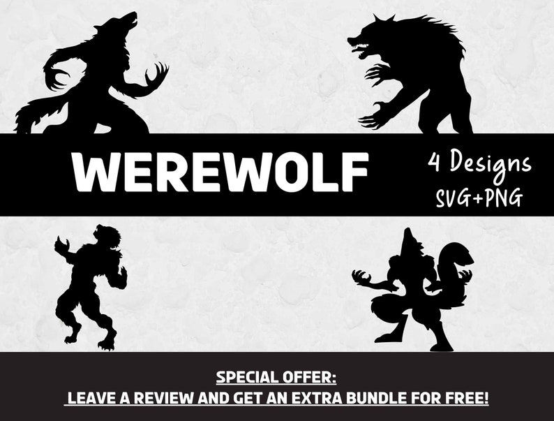 Werewolf Svg Svg Files for Cricut Fantasy Svg Horror Svg - Etsy