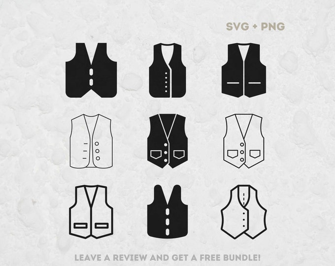 Vest Suit Svg, Suit Silhouette, Vest Svg, Vest Waistcoat Svg, Formal ...