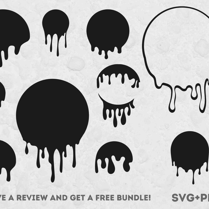 Drip Svg - Etsy