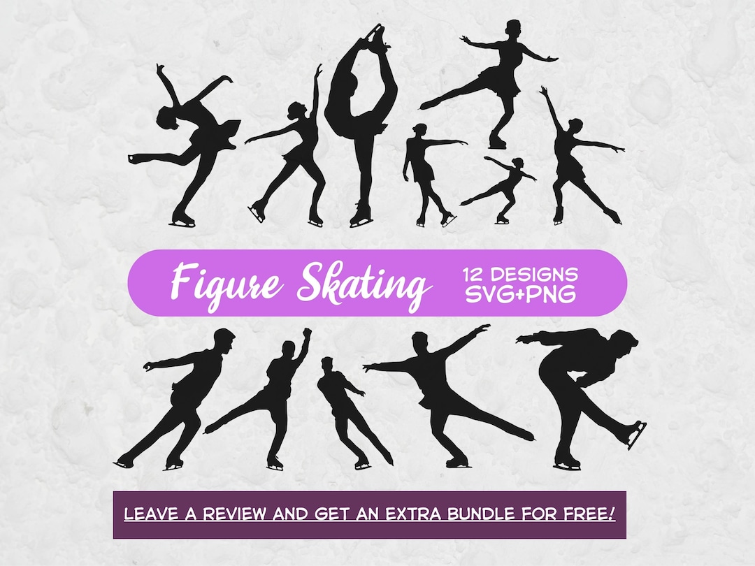 Figure Skating Svg, SVG Files for Cricut, Figure Skate Clipart, Figure ...