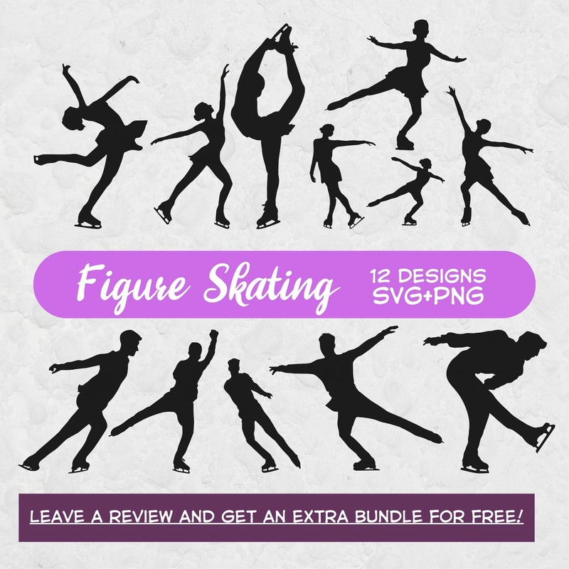 Figure Skating Svg - Etsy