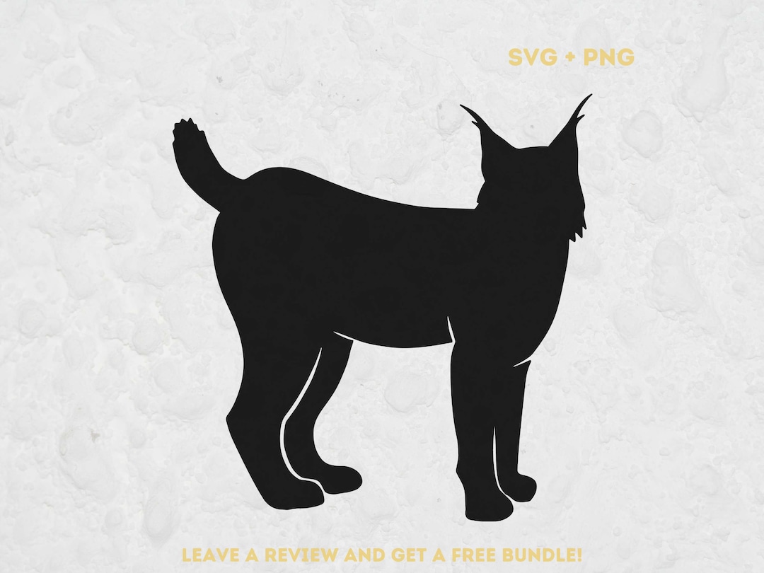 Lynx Silhouette SVG, Svg Files for Cricut, Lynx Clipart, Big Cat SVG ...