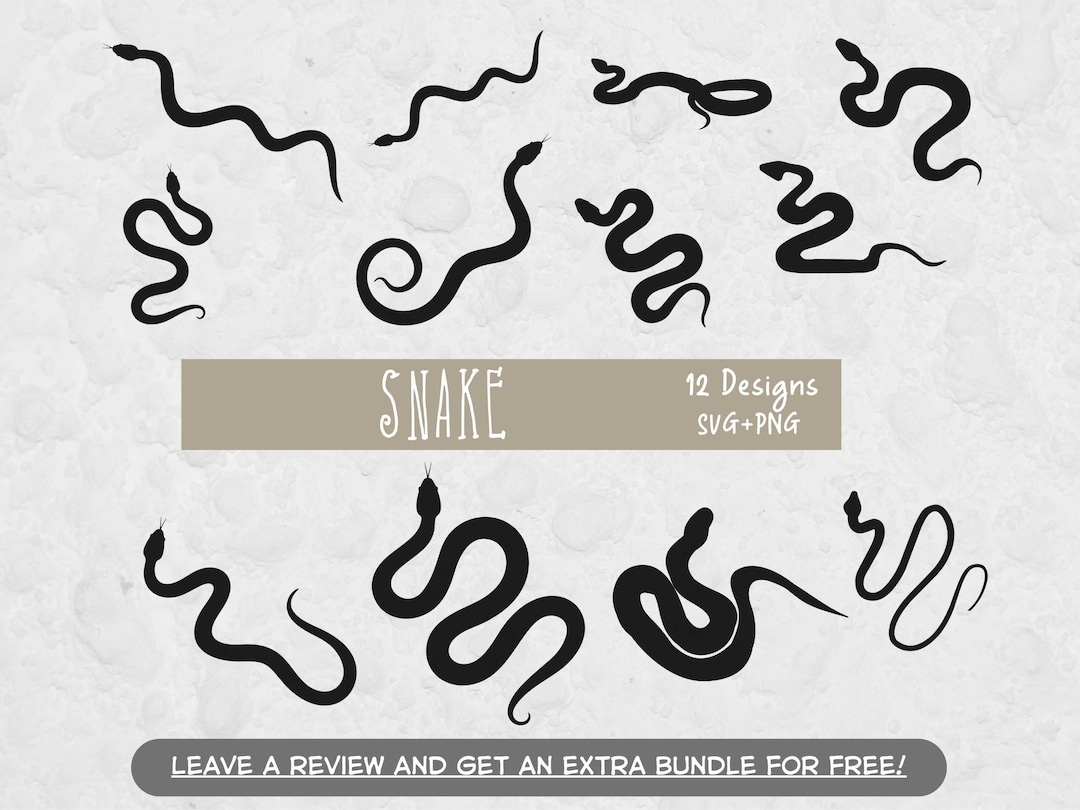 Snake Svg, SVG Files for Cricut, Snake Silhouette, Snake Cut File, Zoo ...