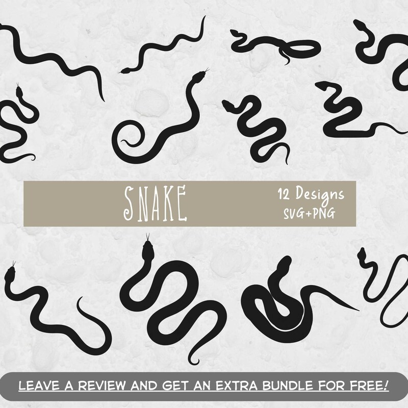 Snake Svg - Etsy