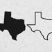 Texas SVG, Texas Outline Svg, Texas Cut File, Map of Texas, Texas Solid ...