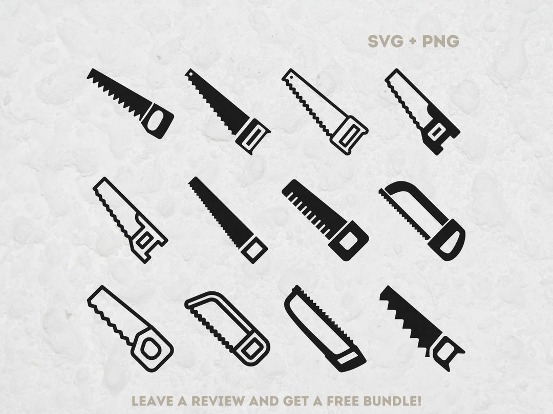 Handsaw SVG Bundle, Svg Files for Cricut, Saw Clipart, Saw Svg ...
