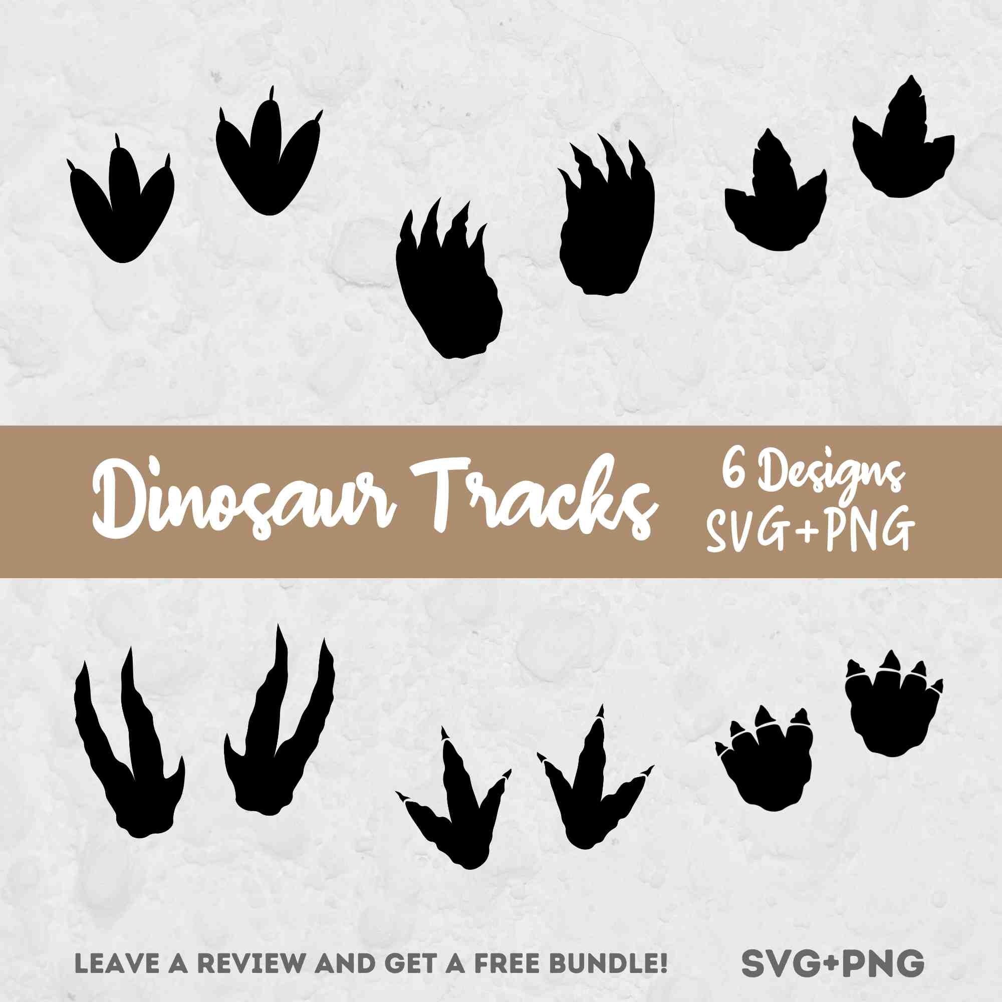 Dinosaur Footprints Drawing