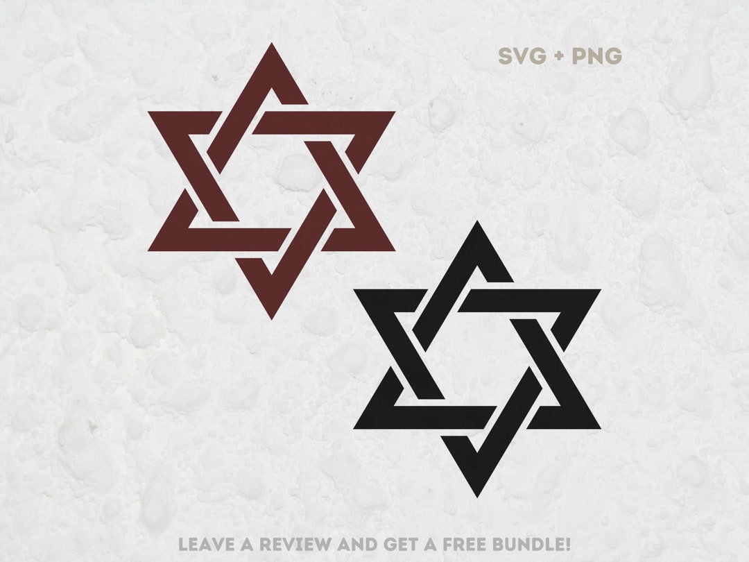 Star of David SVG, Star Cut File, Star Clipart Image, Jewish SVG ...