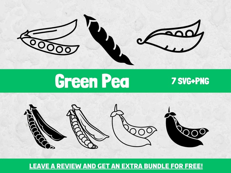 Green Pea SVG SVG Files for Cricut Farm Clipart Vegetable - Etsy