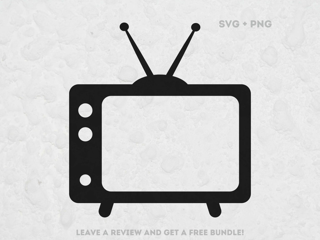 Television SVG, Svg Files for Cricut, Retro TV Svg, Retro Television ...
