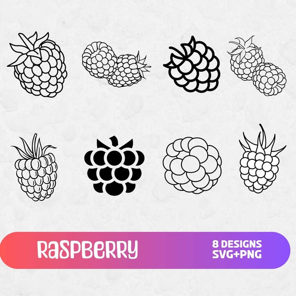 Raspberry Svg - Etsy