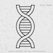 DNA Molecule SVG, Svg Files for Cricut, DNA Svg, Science Clipart, Dna ...