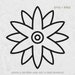 Starflower SVG Svg File for Cricut Starflower Cut File - Etsy