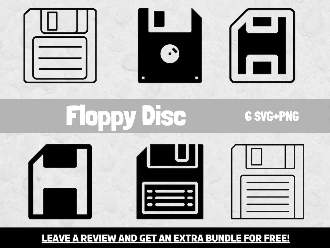 Floppy Disc Svg, SVG Files for Cricut, Retro Gaming Svg, Computer ...