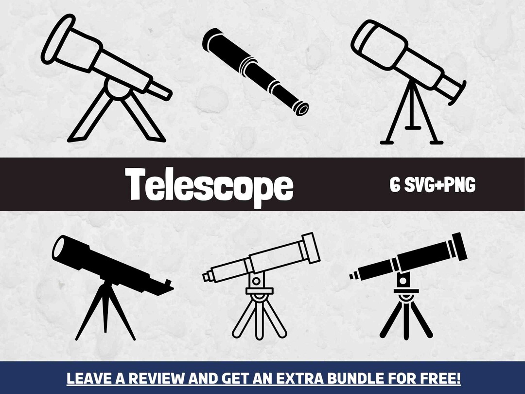 Telescope SVG, Space SVG, Space Clipart, SVG Files for Cricut, Galaxy ...
