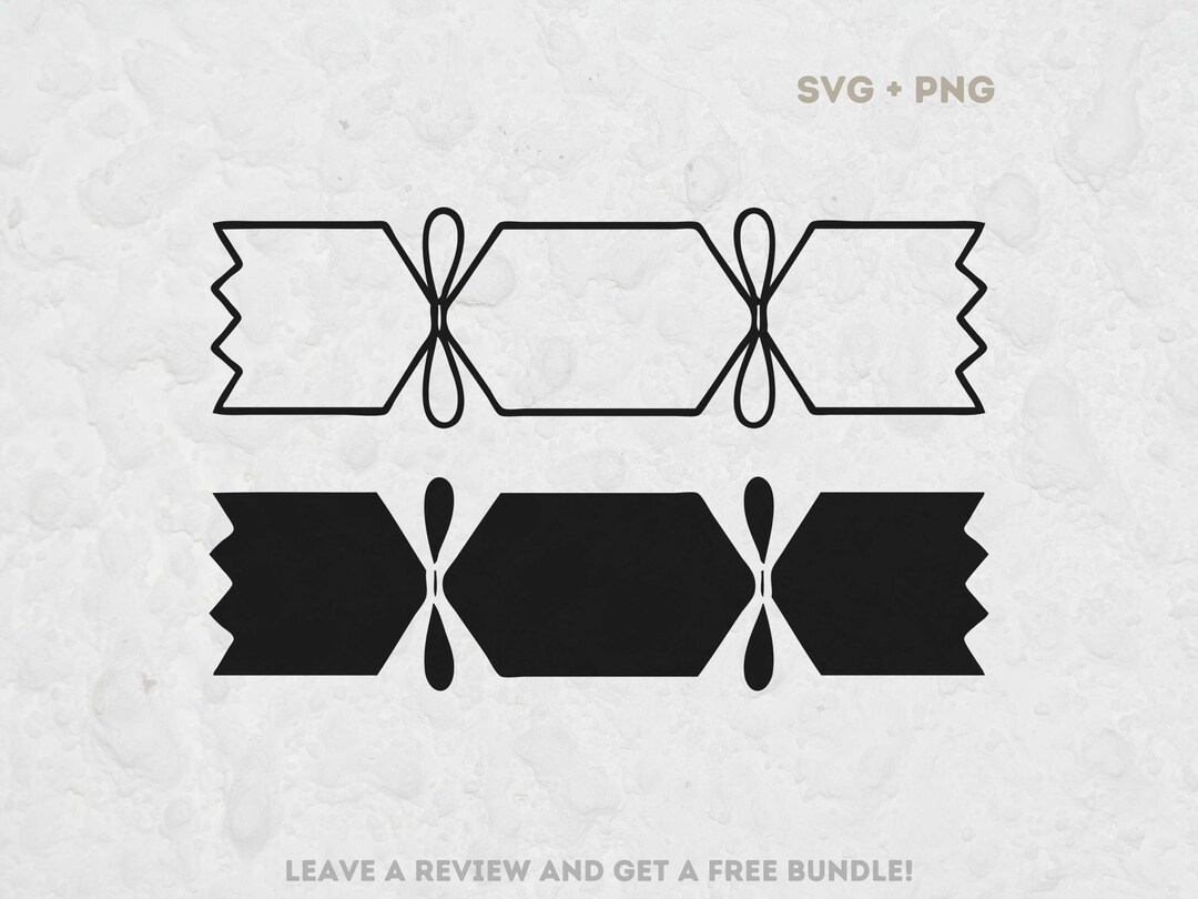 Christmas Cracker SVG, SVG Files for Cricut, Christmas Clipart ...