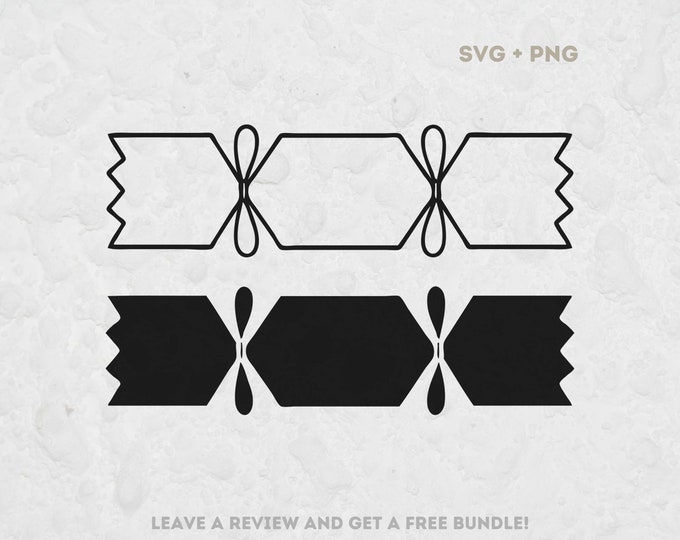 Christmas Cracker SVG, SVG Files for Cricut, Christmas Clipart ...