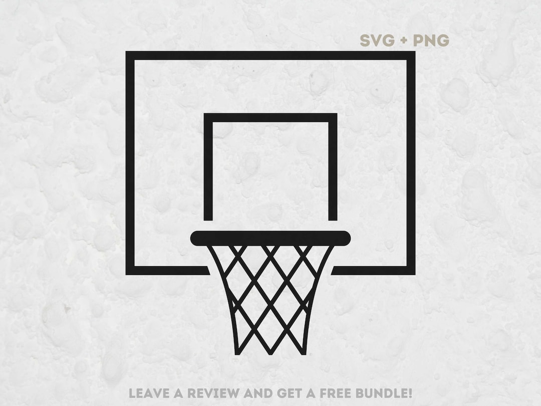 Basketball Hoop SVG, SVG Files for Cricut, Basketball Clipart Image ...