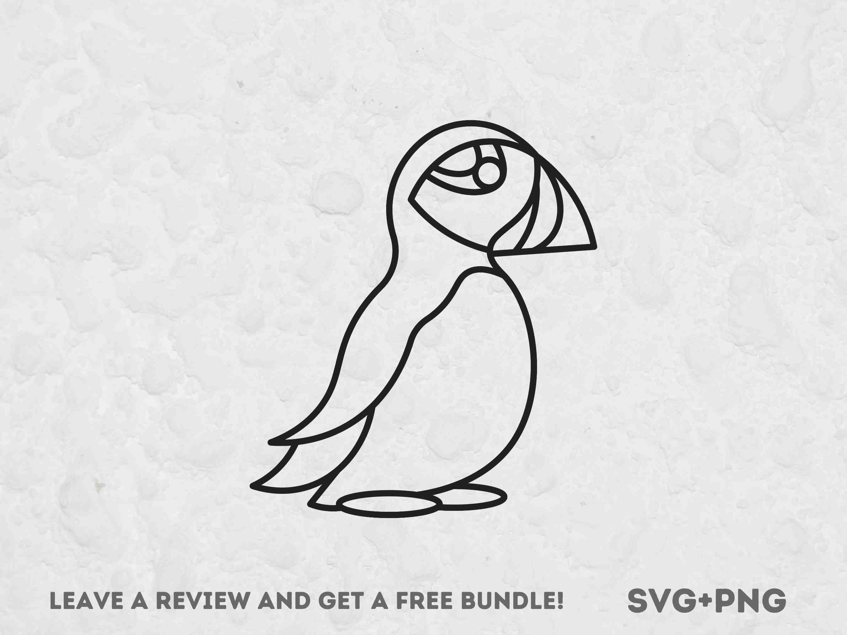 Puffin Bird Svg, Svg Files for Cricut, Bird Svg, Bird Clipart, Bird ...