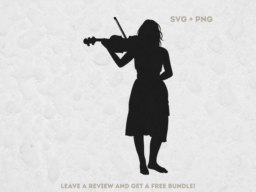 Violin Player SVG Cut File, Svg Files for Cricut, Violin PNG, Music Svg ...