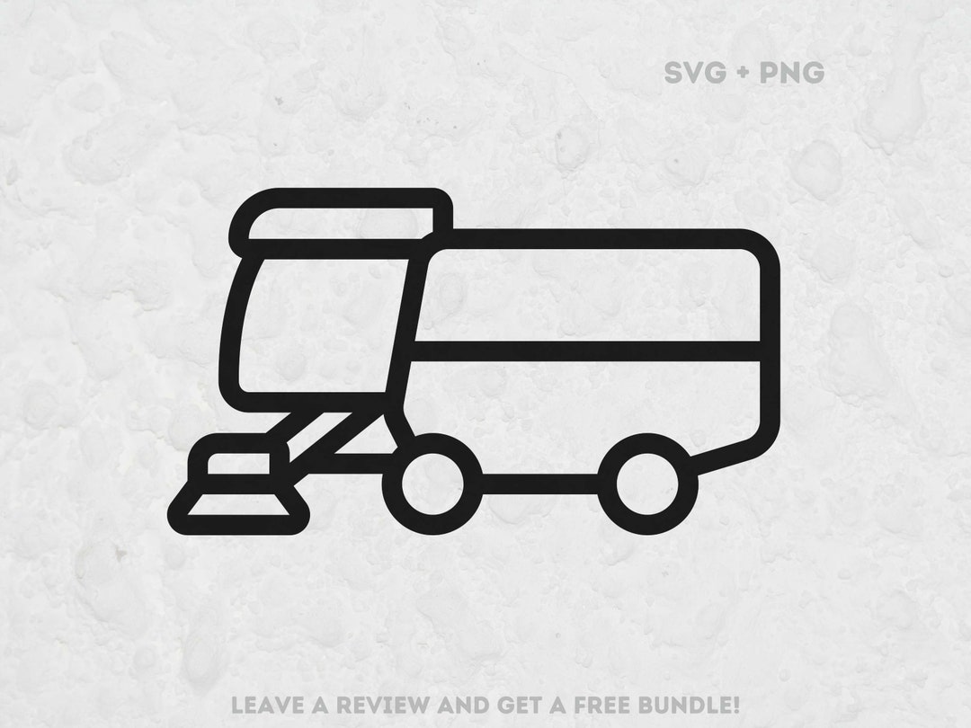 Street Sweeper Truck SVG, SVG Files for Cricut, Street Sweeper PNG ...