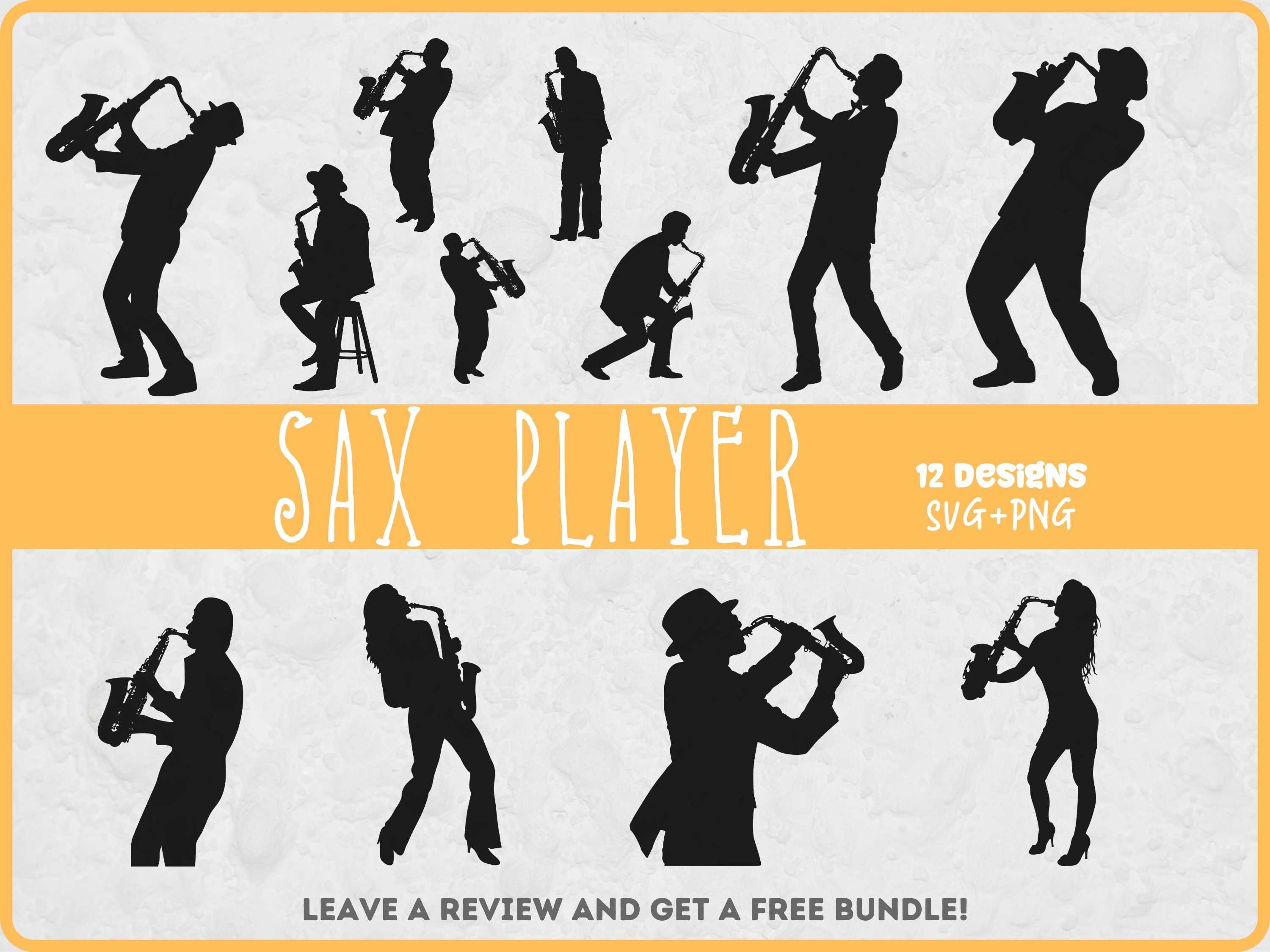 Sax Player Silhouette