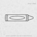 Crayon SVG, Crayon Clipart, School SVG, Back to School Cut File, Cricut ...