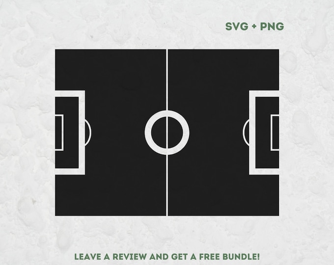 Soccer Field SVG Files, Football Field Cut Files, Soccer SVG Vector ...