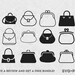 Purse SVG, Handbag Svg, Purse Clipart, SVG Files for Cricut, Purse Cut ...