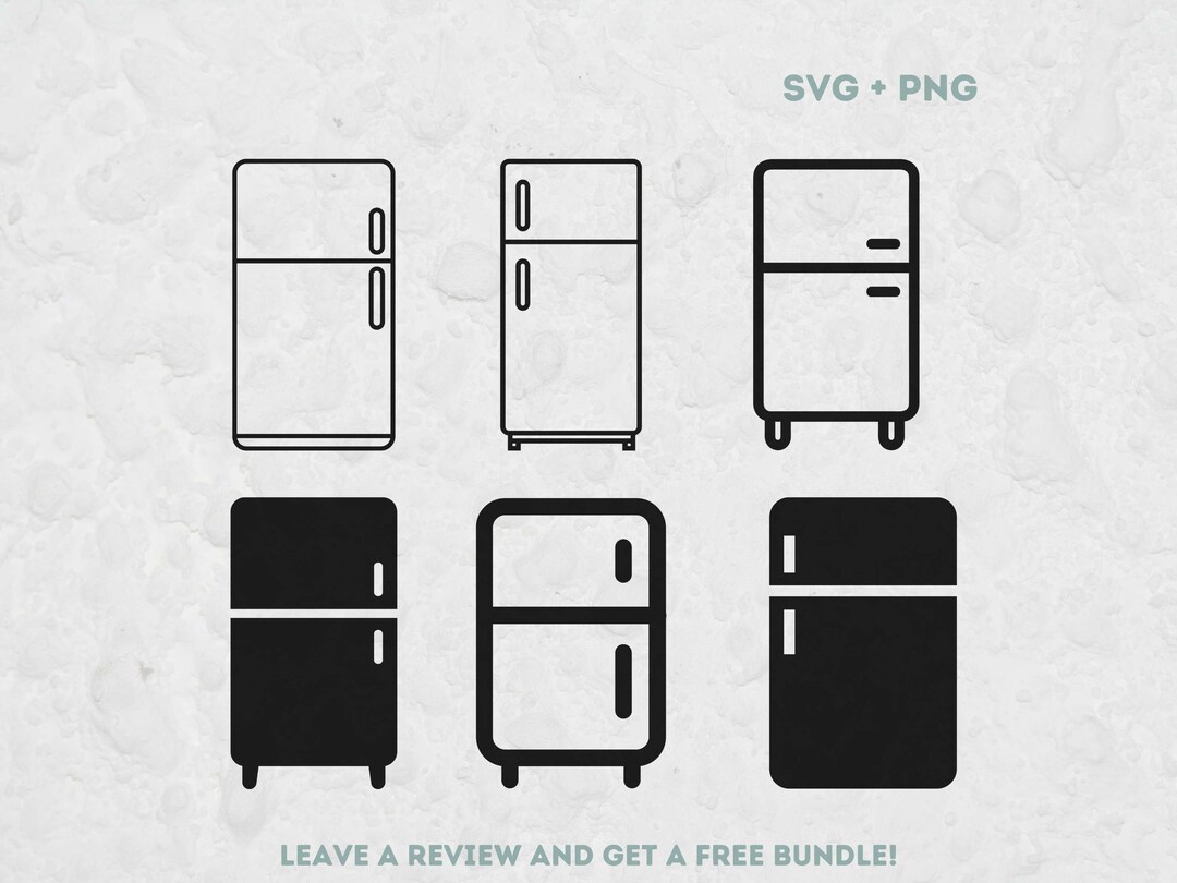 Fridge SVG Bundle, Svg Files for Cricut, Kitchen SVG, Fride PNG, Food ...