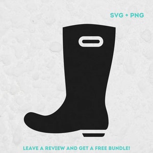 Wellington Boot SVG, Svg File for Cricut, Boot Silhouette, Rainy ...