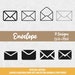 Envelope SVG, SVG Files for Cricut, Envelope Cut File, Mail Clipart ...