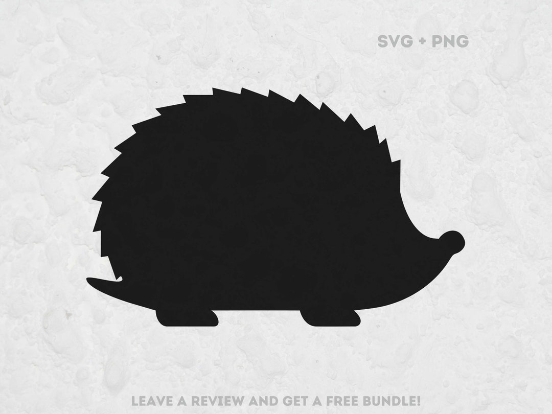 Hedgehog Silhouette SVG File, SVG Files for Cricut, Hedgehog Svg ...