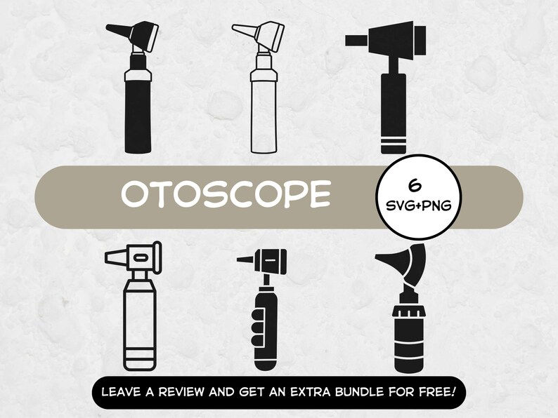 Otoscope SVG Bundle, Svg Files for Cricut, Ear Svg, Medical Tool Svg ...