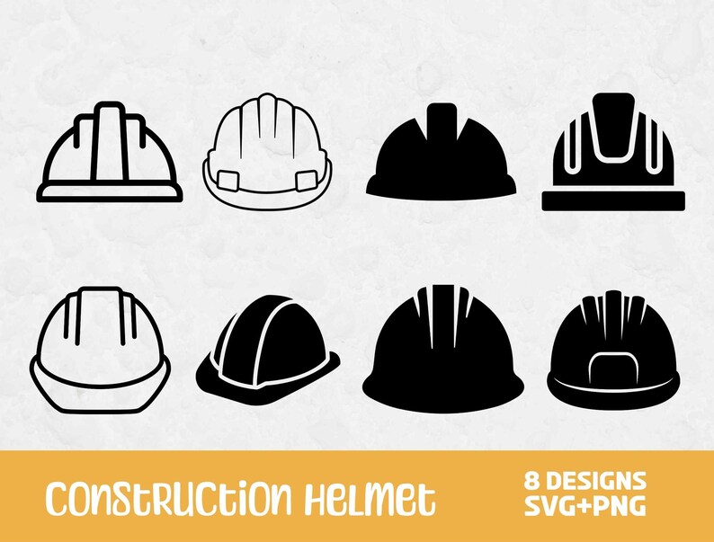 Construction Helmet SVG Bundle Construction Worker Svg - Etsy