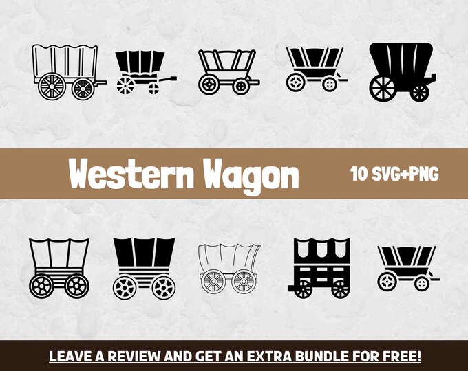Stagecoach Svg & PNG Files, Western Clipart Silhouette, Wild West ...