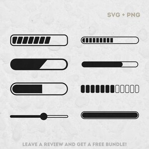 Loading SVG, SVG Files for Cricut, Computer Clipart, Internet Clipart, Loading Bar SVG, Computer ...