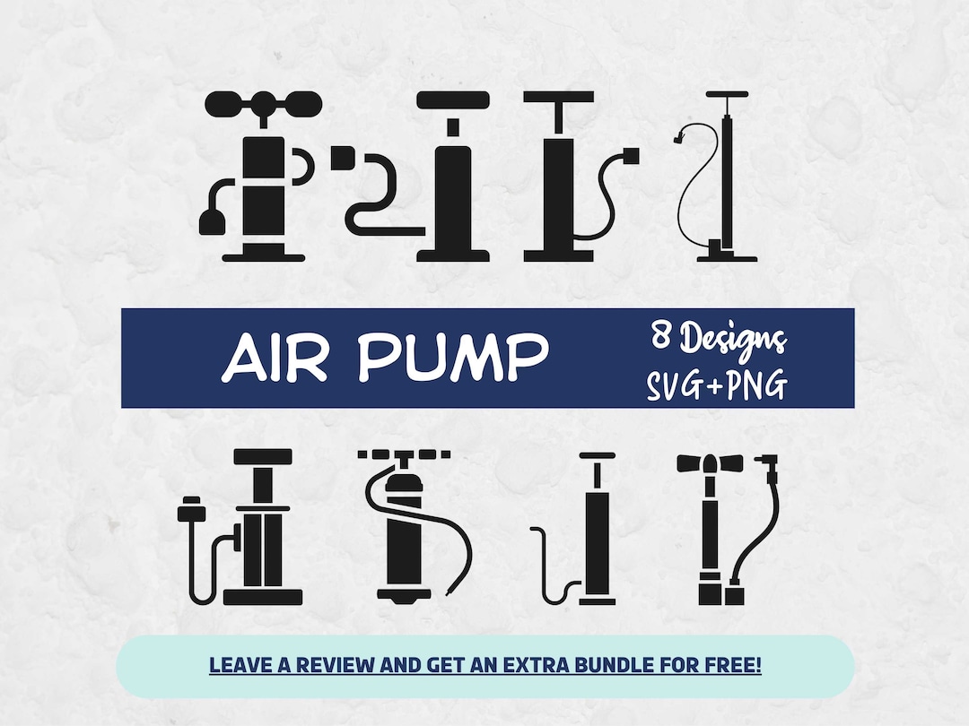 Air Pump SVG Cut Files, Svg Files for Cricut, Pump Svg, Air Clipart ...