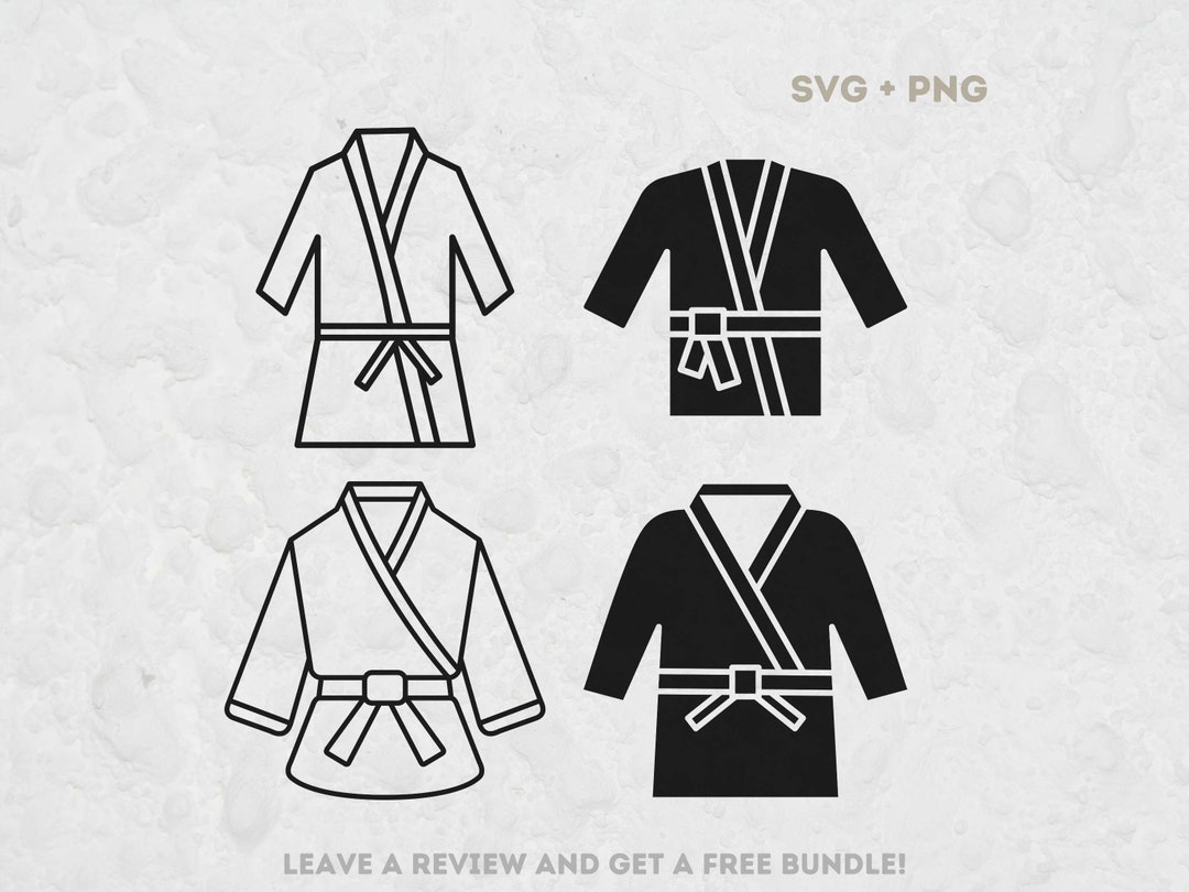 Karate Suit SVG, Svg File for Cricut, Taekwondo Cut File, Taekwondo Svg ...