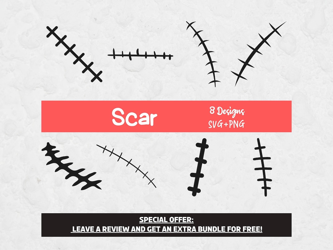 Scar SVG Bundle, Svg Files for Cricut, First Aid, Medical SVG, Medicine ...