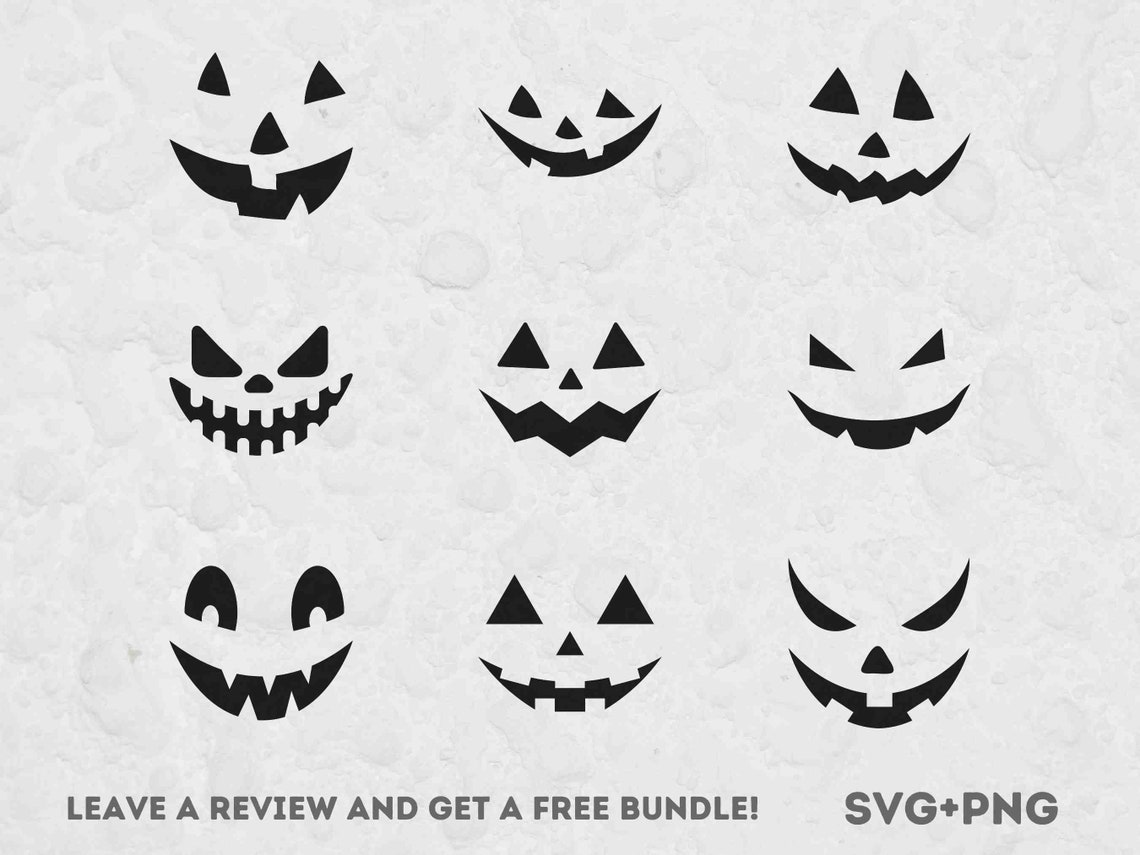 Pumpkin Face SVG Svg Files for Cricut Pumpkin Svg Pumpkin - Etsy