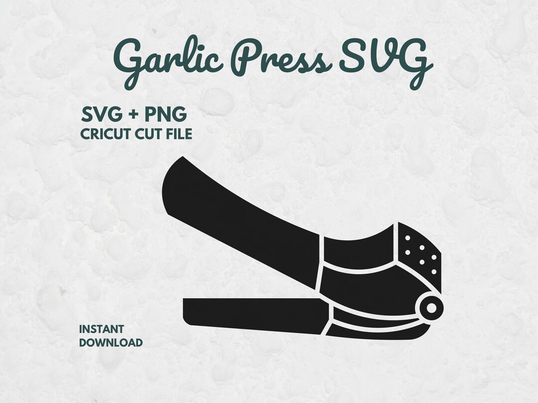 Garlic Press SVG, Garlic Press Svg for Cricut, Kitchen Tools Cut File ...