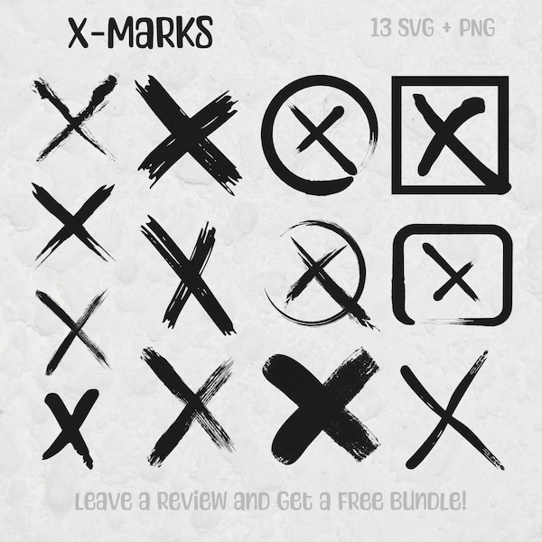 X Check Mark Svg - Etsy