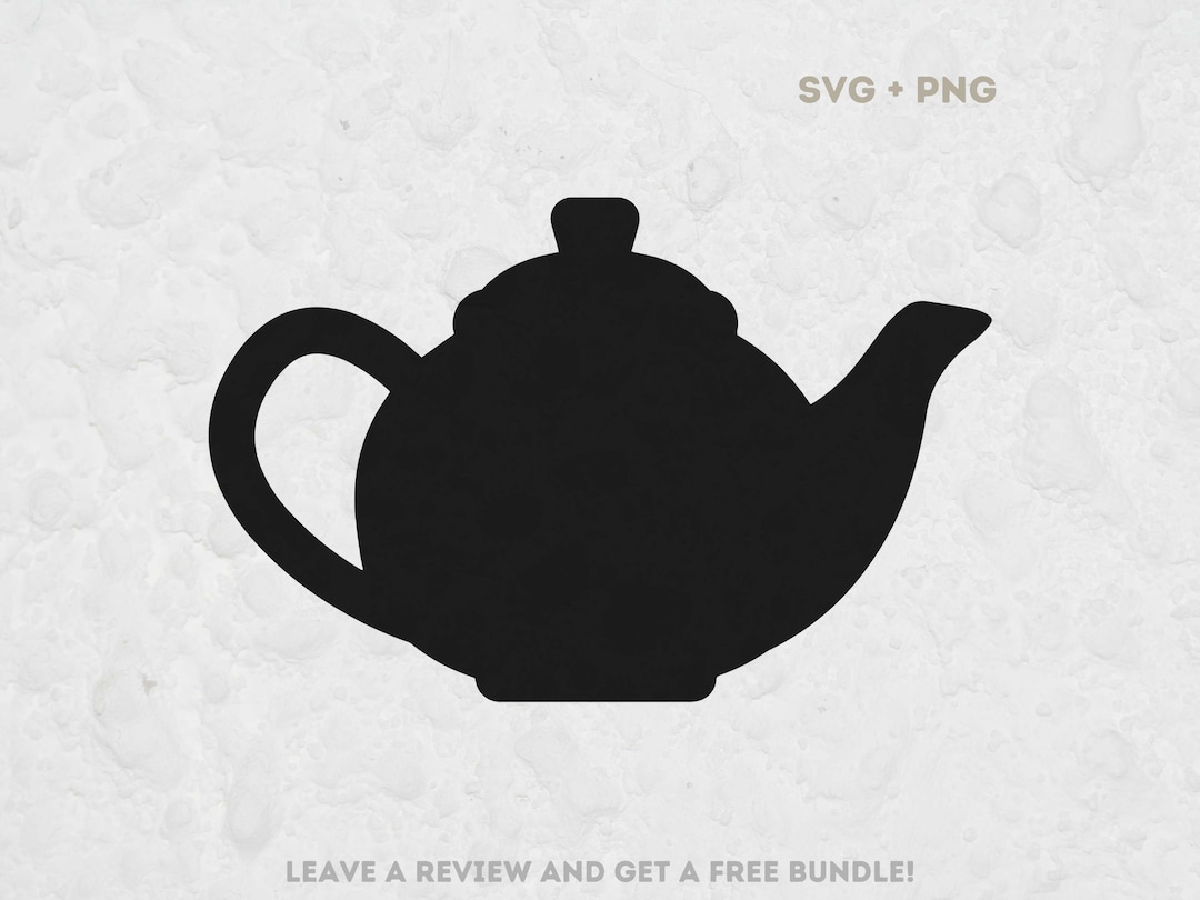 Tea Pot SVG, SVG Files for Cricut, Tea Pot Cut File, Tea Pot Vector ...