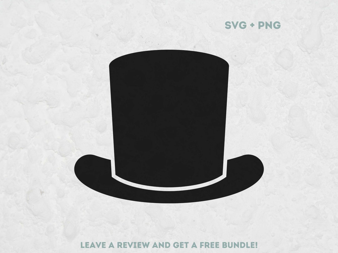 Top Hat Svg Cut File, SVG Files for Cricut, High Hat Png, Topper SVG ...