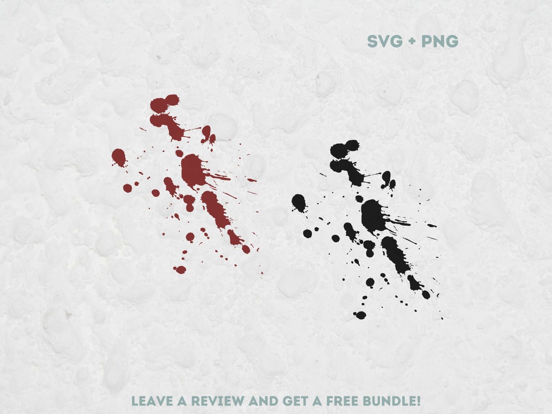 Paint Splash SVG, Svg Files for Cricut, Splatter SVG, Blood Splash Svg ...